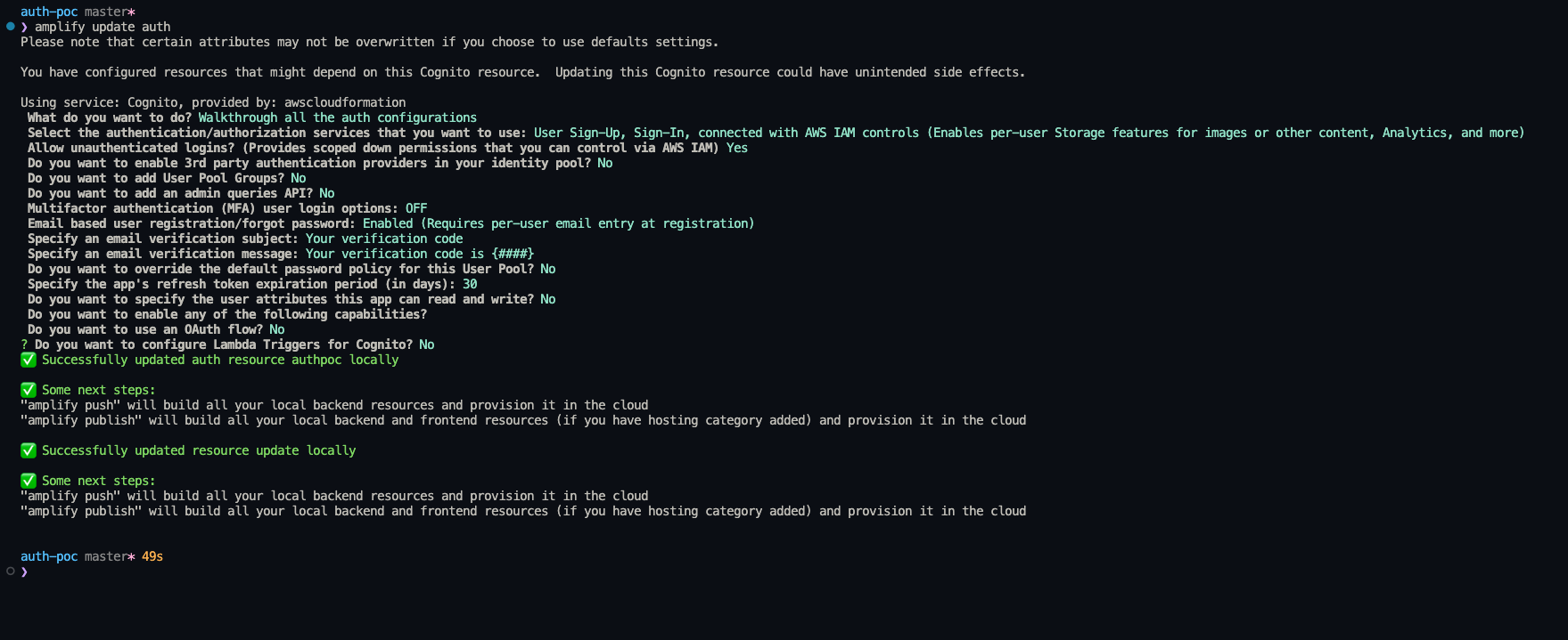AWS Amplify/AppSync - Unauth Flow | DRamaT-ic
